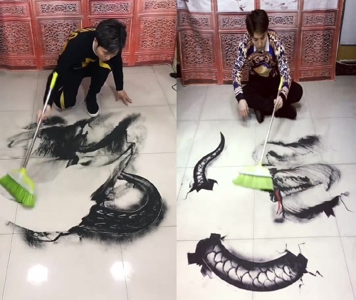 在地面上走,才发现创意立体画的神奇魅力与惊人真实感!