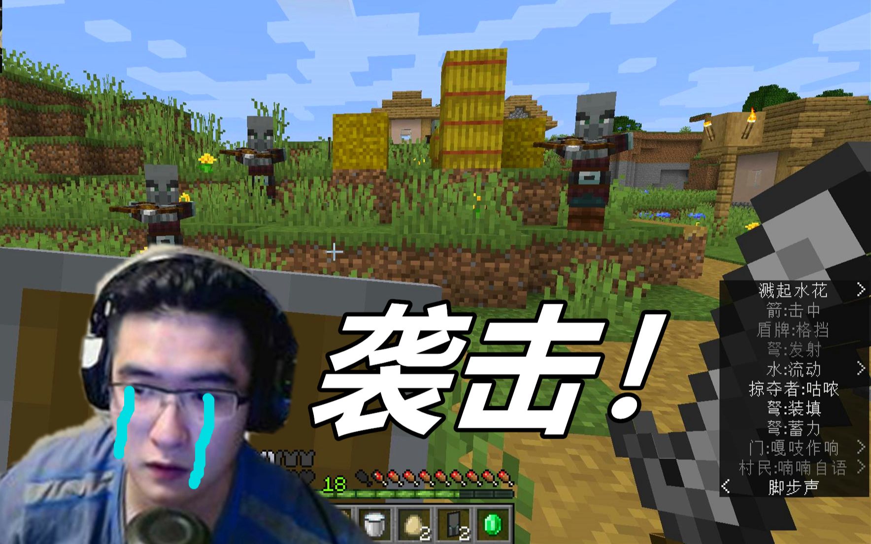 第一次 Minecraft我的世界 村庄袭击!