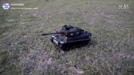 德国虎式重型坦克像真遥控坦克模型