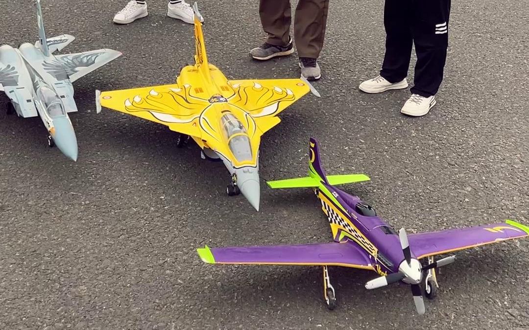 3个大爷编队飞行航模 #航模飞机