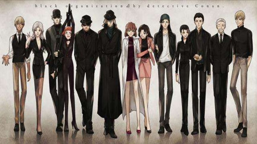 柯南黑衣组织揭秘,足足有20人, 除了琴酒,不是叛徒就是卧底!