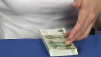 点钞教学:手按式翻点法