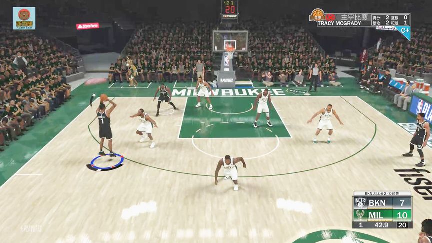 NBA2K20 麦迪开启养生模式,只打1节就能躺赢?这才是快乐篮球!