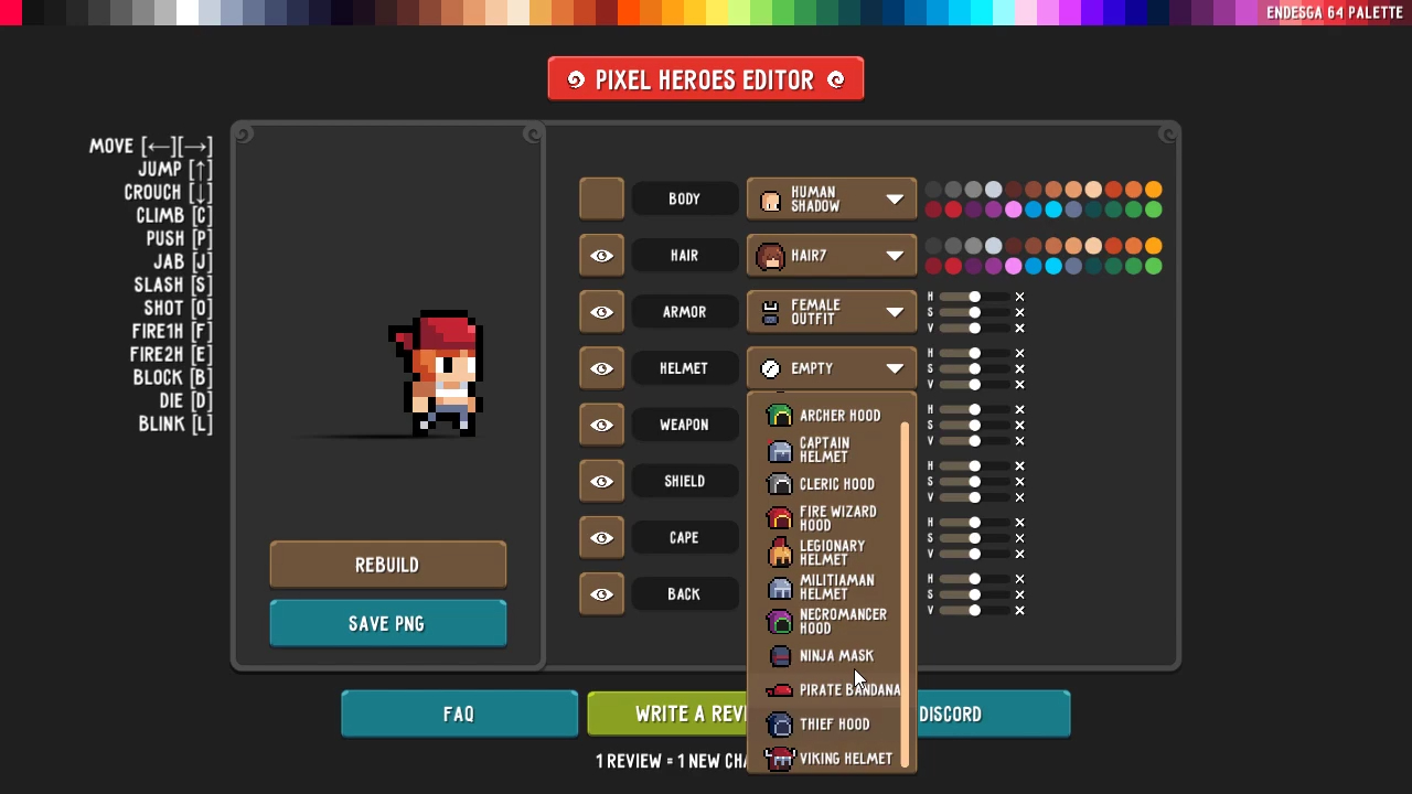 Unity插件 – 幻想角色编辑器 Pixel Heroes: Fantasy Editor