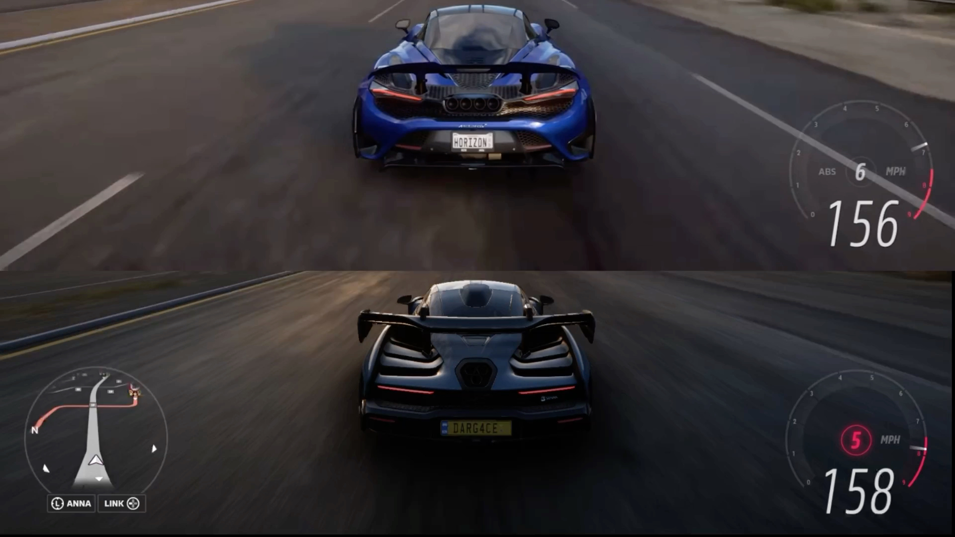 【地平线5】迈凯伦765LT vs 塞纳 100-186mph