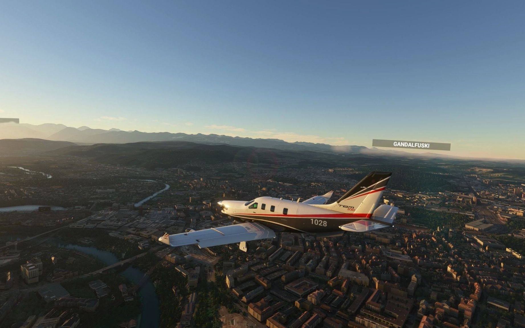 超宽屏游玩!Microsoft Flight Simulator 2020 TBM930 降落Belp(LSZB)