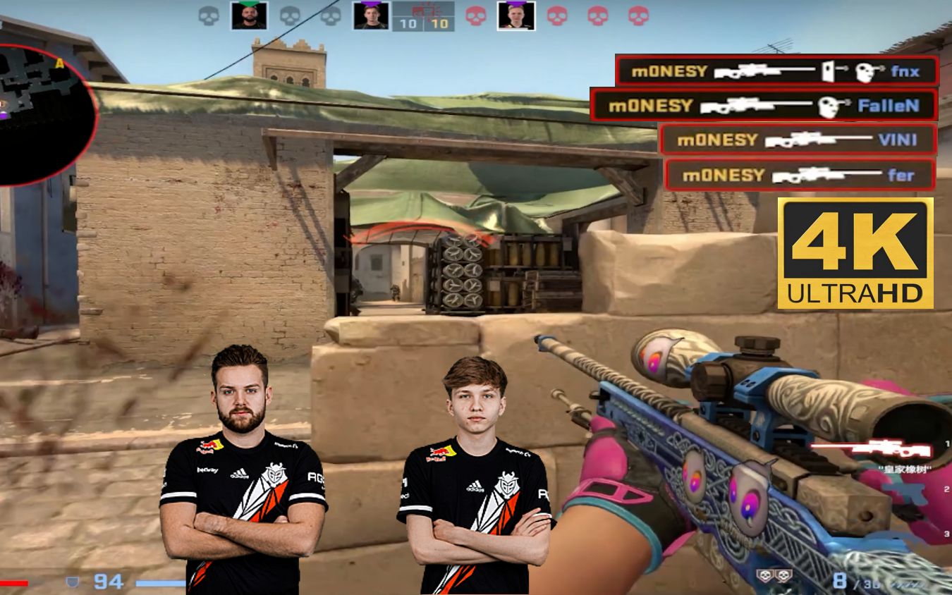 [4K]【monesy】离谱瞬狙拿下残局,波黑双子星依旧强势,G2拿下首胜_...