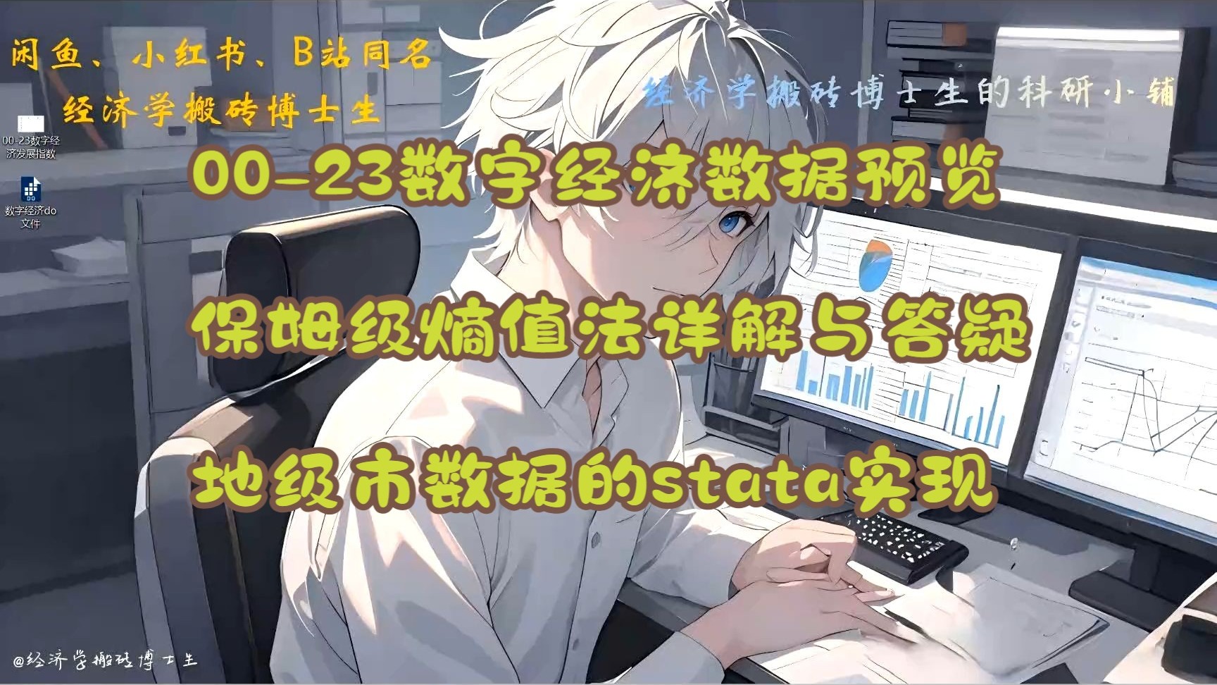 ...数字经济数据预览丨保姆级熵值法详解与答疑丨地级市数据的stata实现