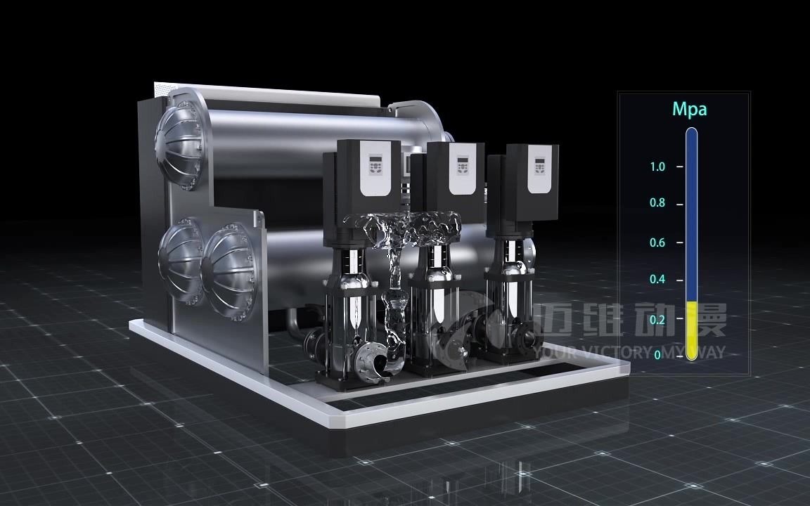 水泵行业三维动画汇总-流体机械三维动画-迈维动漫3D营销解决方案