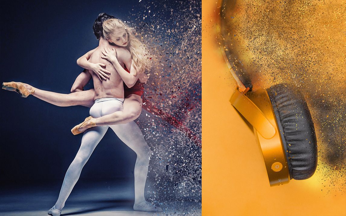 PS动作酷炫人物光影粒子特效制作教程