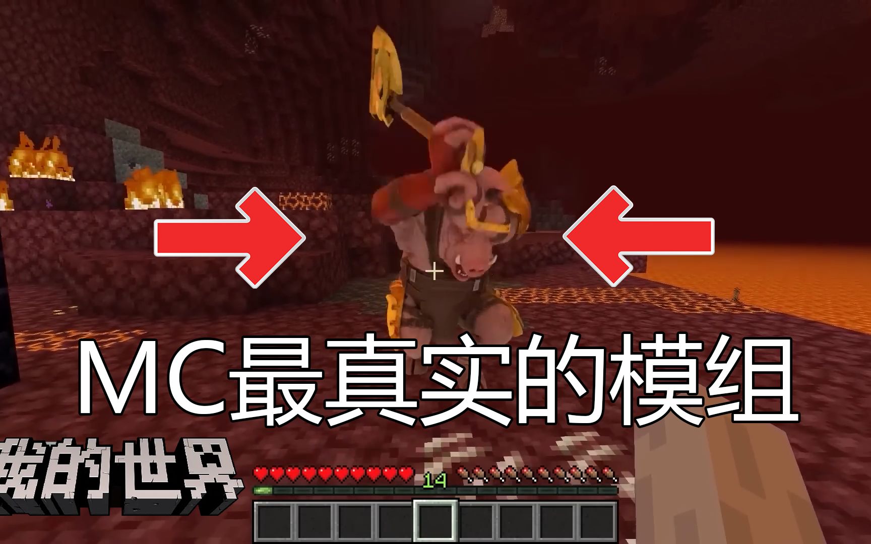 我的世界:MC最真实的模组!僵尸猪人变成真猪了?