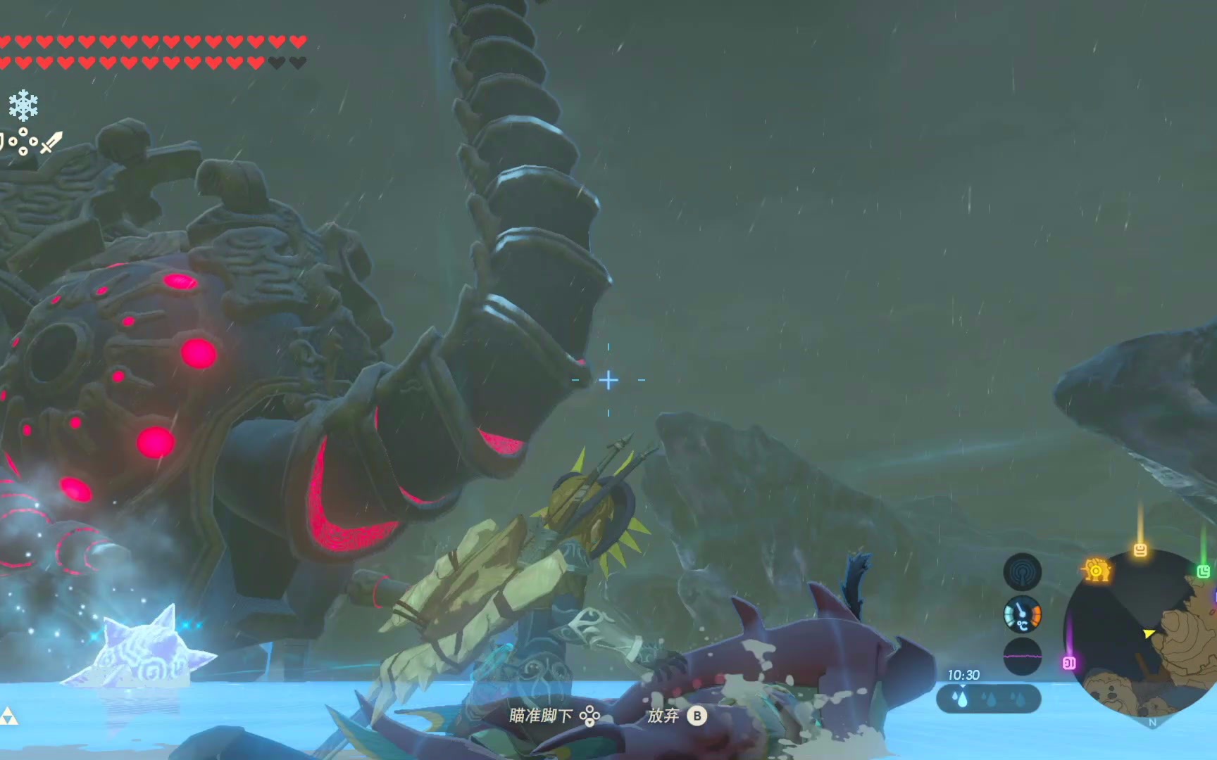 塞尔达旷野之息-水神兽-流程攻略(3分30秒开始解谜)