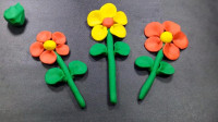 手工粘土制作出来的花朵 简单漂亮超有创意