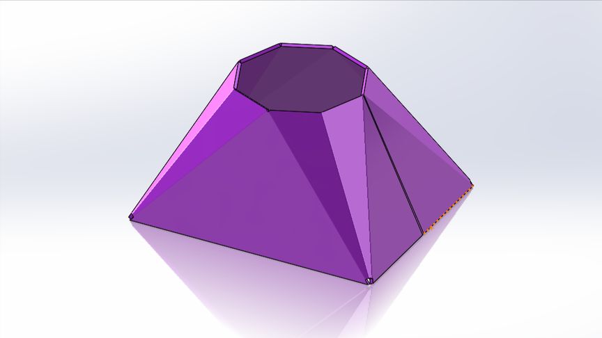Solidworks天圆地方绘制技巧