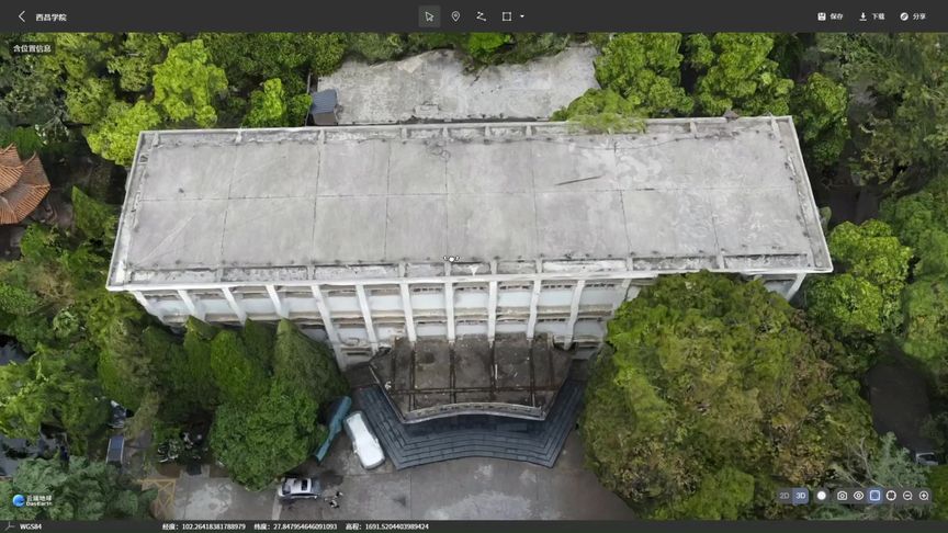 把学校变成模型是什么样的?#西昌学院