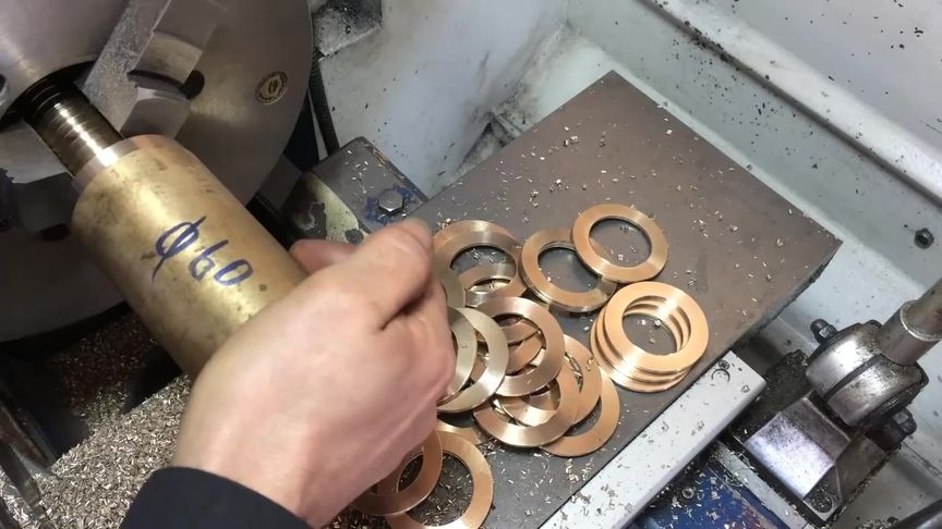 如何在节省原材料的同时生产铜垫圈