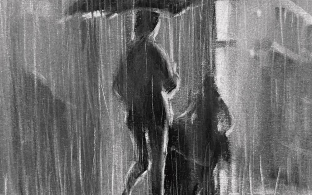 下雨天场景要怎么画?