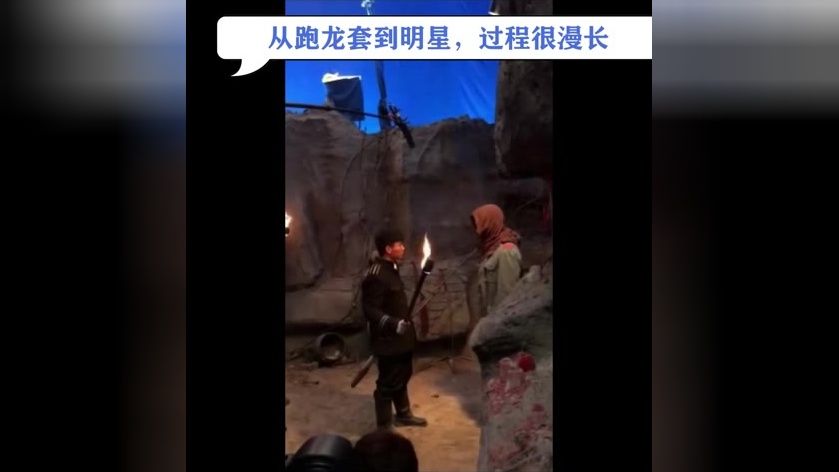 电影现场拍摄花絮,从跑龙套到明星,过程很漫长