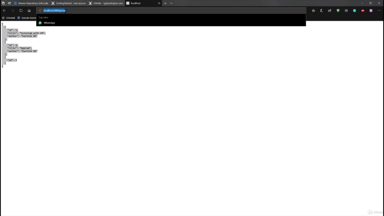 API testing with RestSharp and Specflow in C#