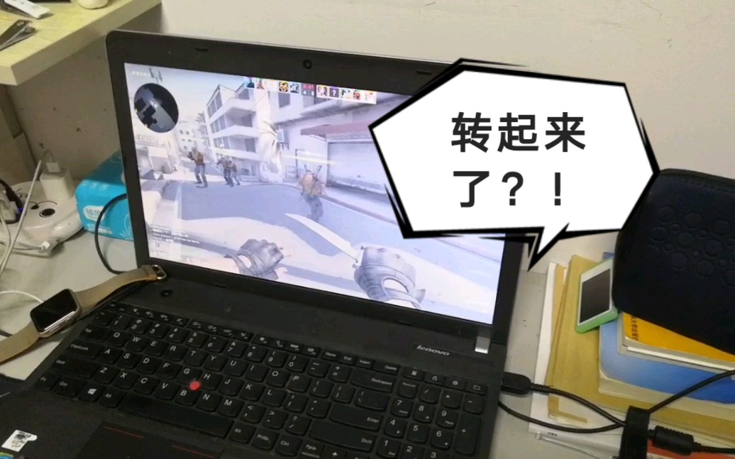 [csgo]这就是传说中的陀螺外挂(第三视角)注意右上角!