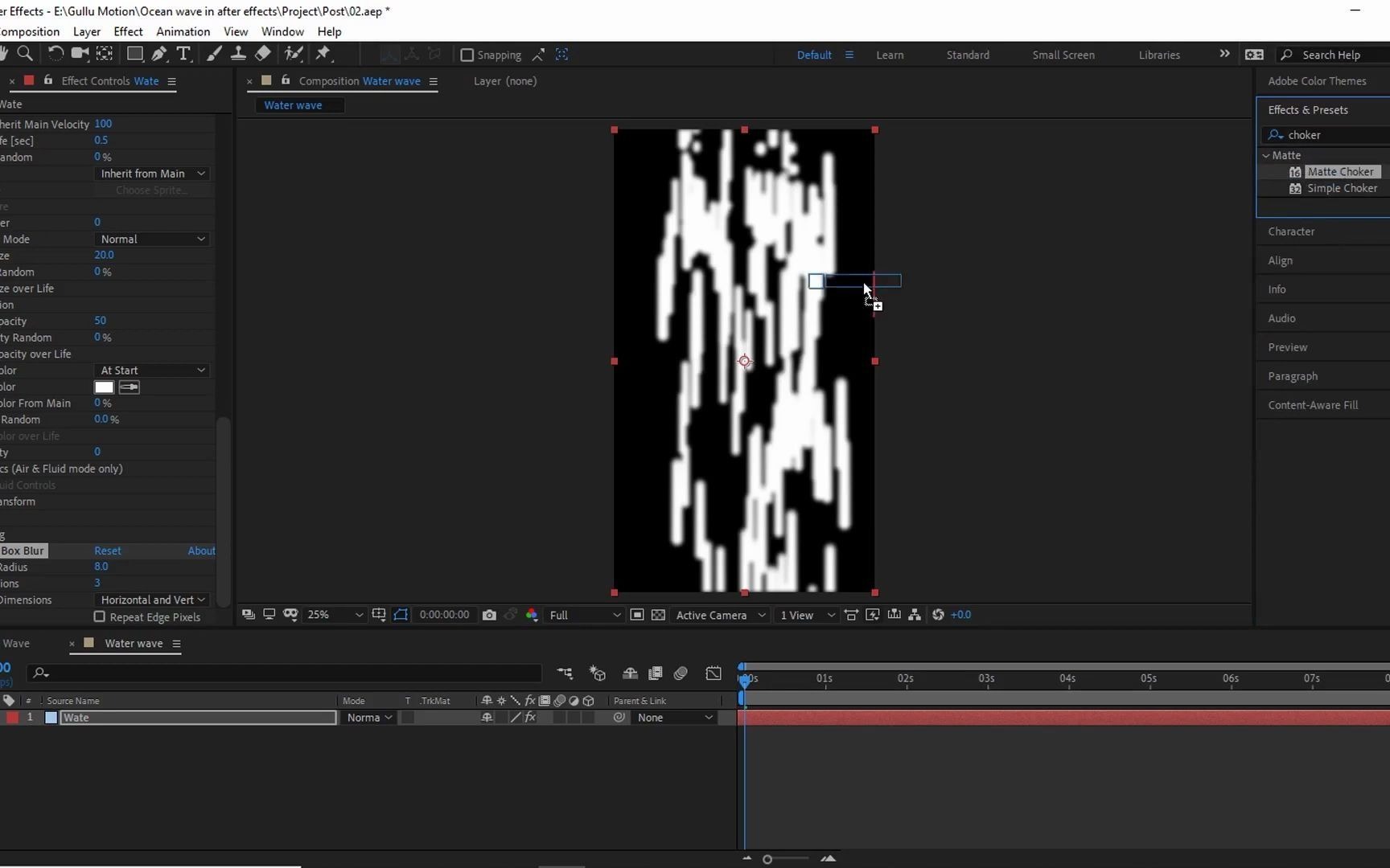 AE制作浪花 Create an Ocean Wave in After Effects - After Effects Tutorial