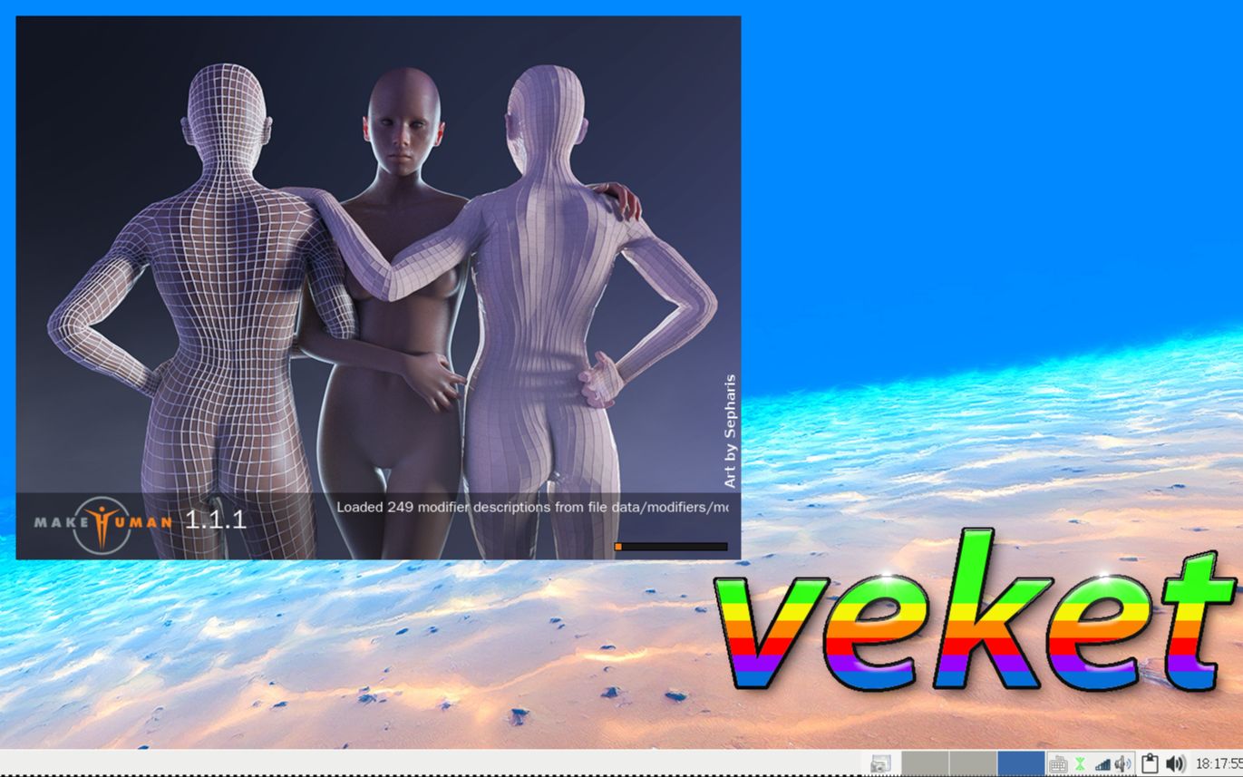 3D人物角色建模软件MakeHuman中文版