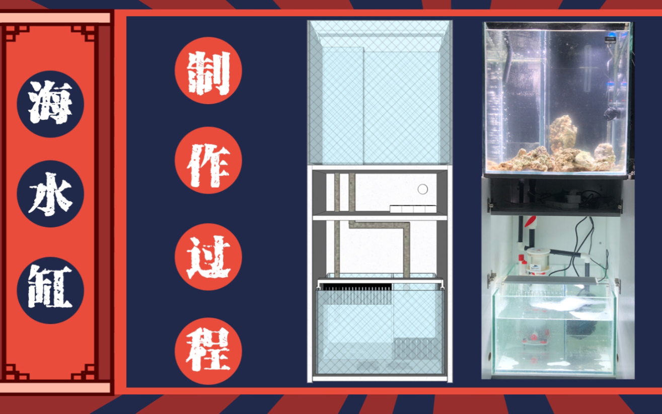 【海水缸】从设计制作到开缸过程记录(三·制作过程)