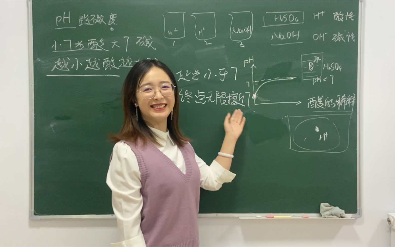 初三化学pH值及pH图像