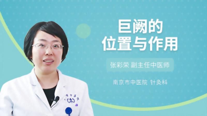 巨阙的位置与作用