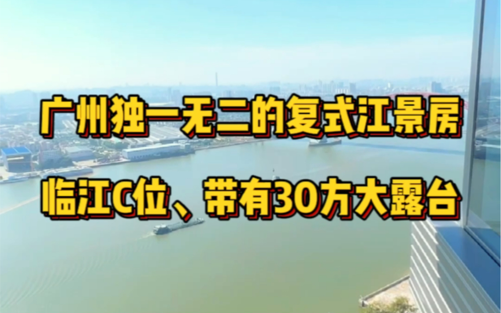 广州最独一无二的临江C位带大露台复式豪宅。