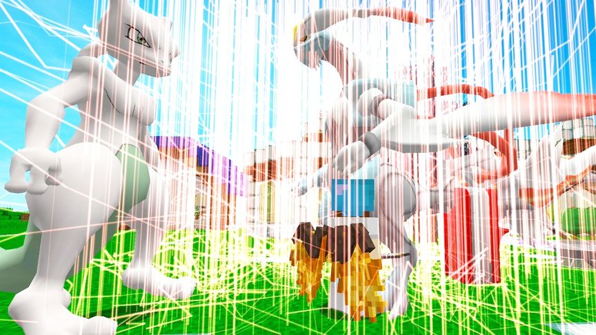 我的世界神奇宝贝89:在超梦面前合体神兽,研究古代稀有精灵化石