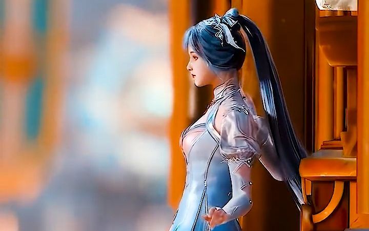 斗罗大陆Ⅱ绝世唐门:唐舞桐女装建模来啦,喜欢嘛