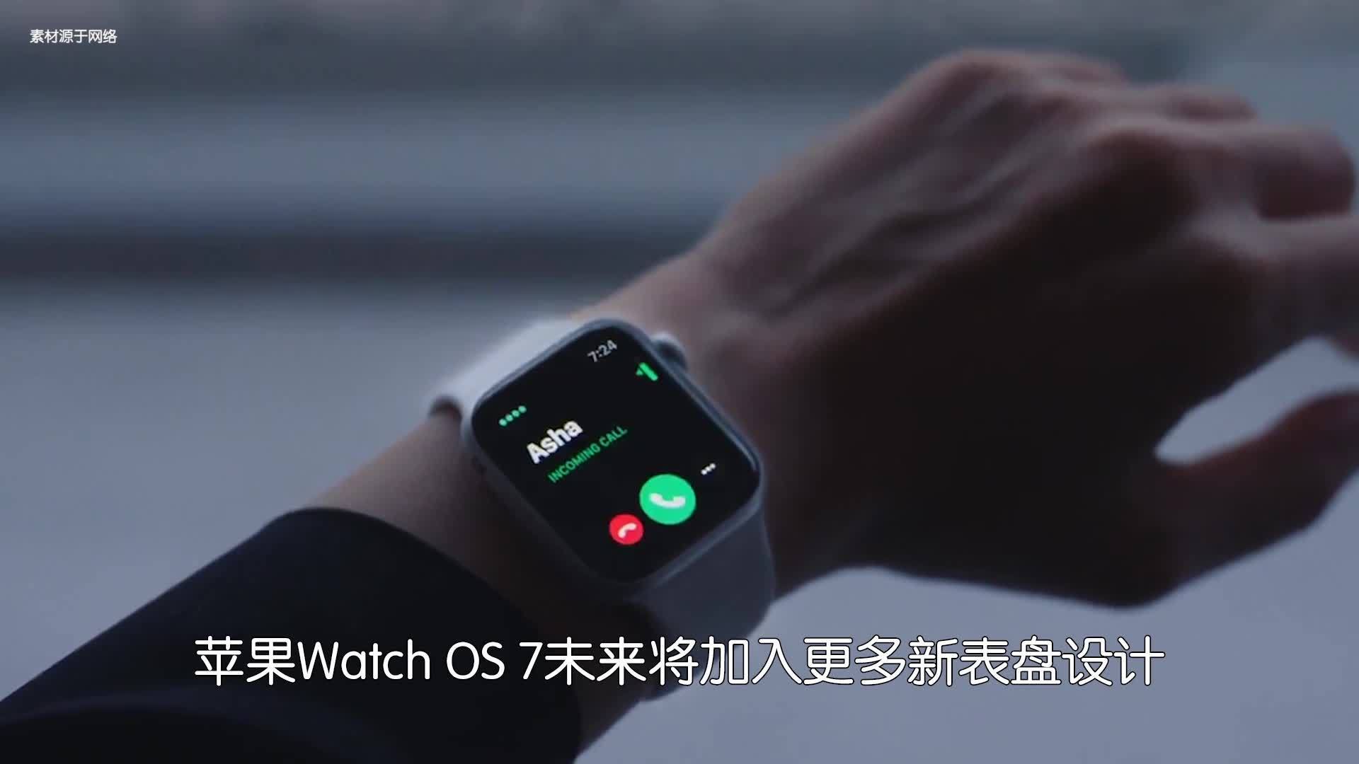 苹果手表新表盘,显示不同国家的国旗