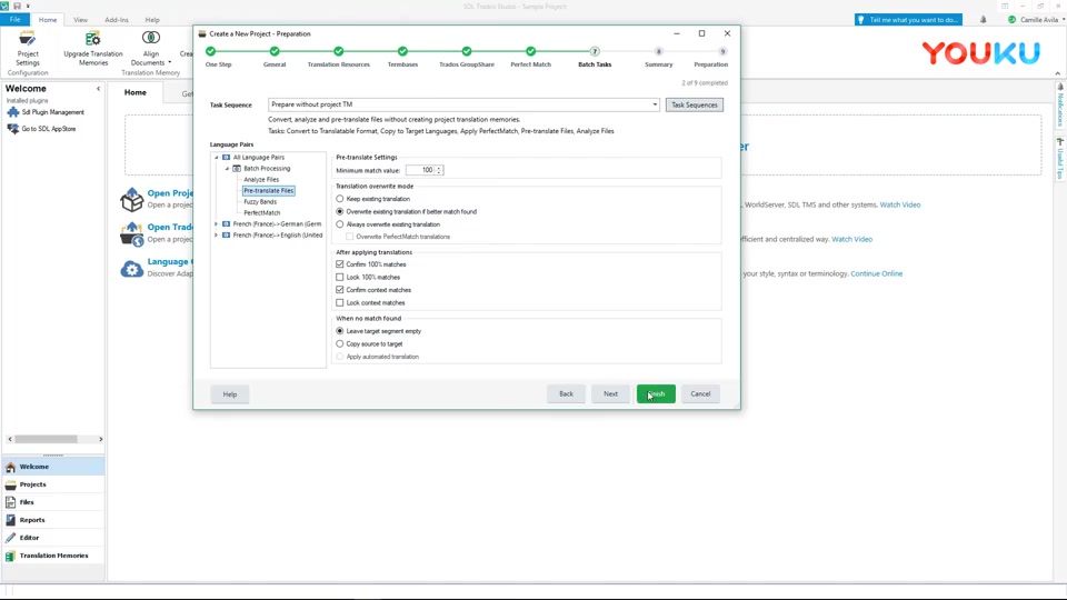 如何在 SDL Trados Studio 2019 中运行和读取报告_高清