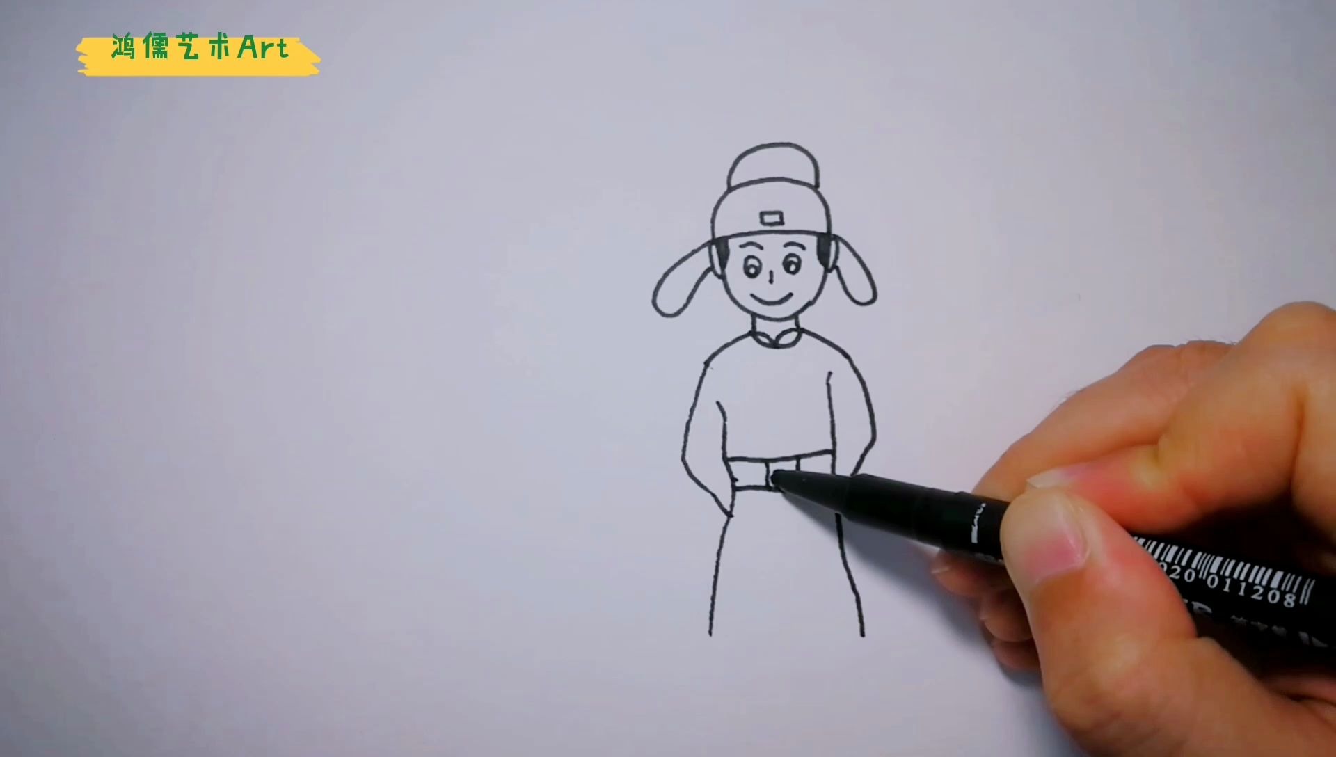 儿童简笔画:简单易学的古风人物