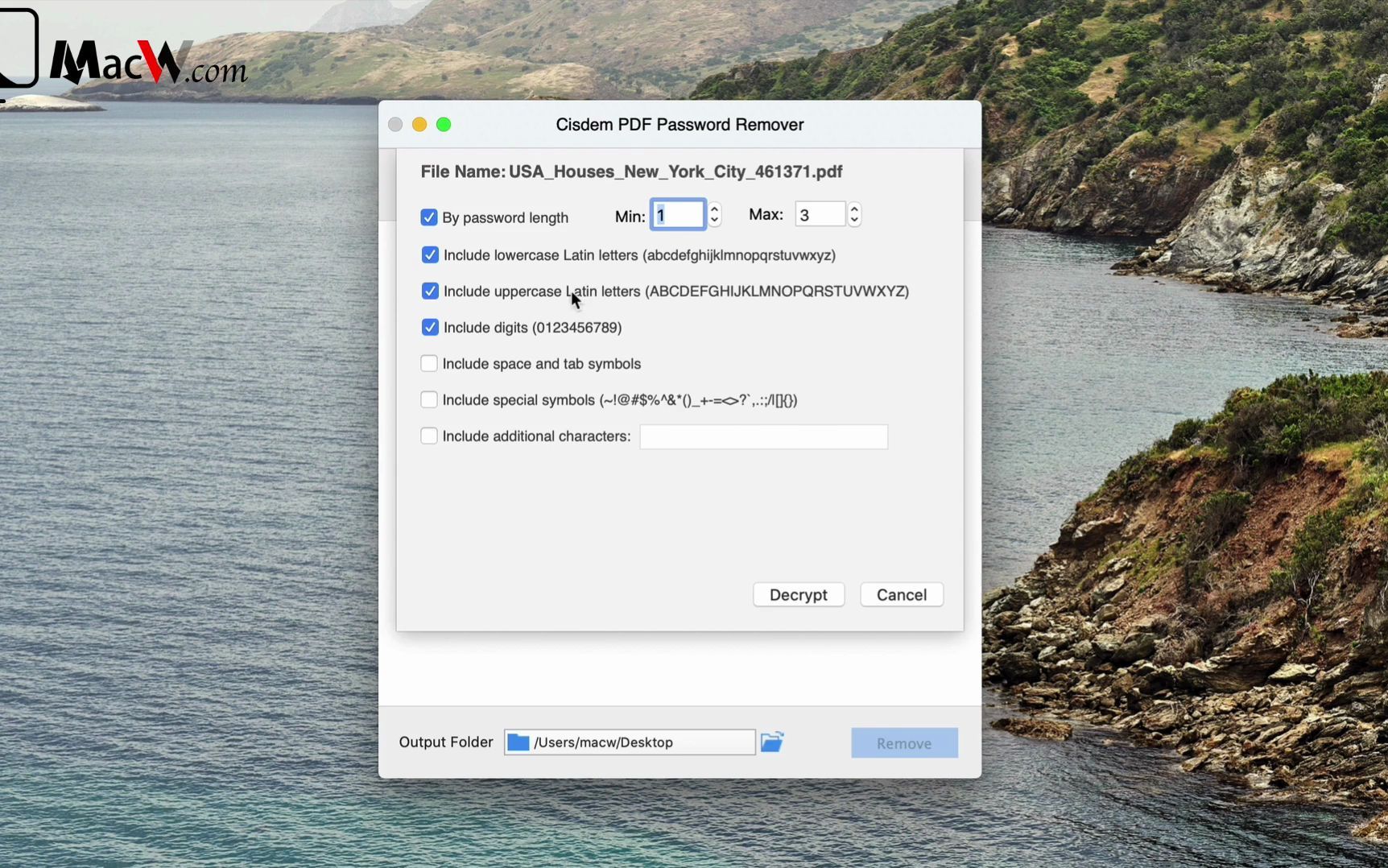 pdf文件密码清除Cisdem PDF Password Remover for Mac