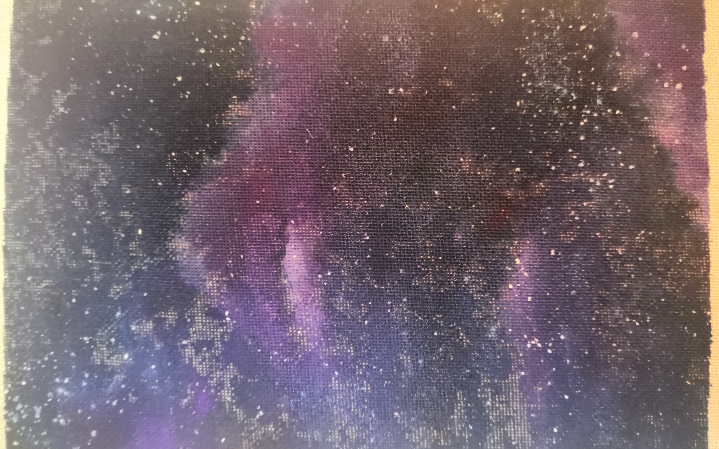 【水粉】紫色星空(伪教程)日常翻车