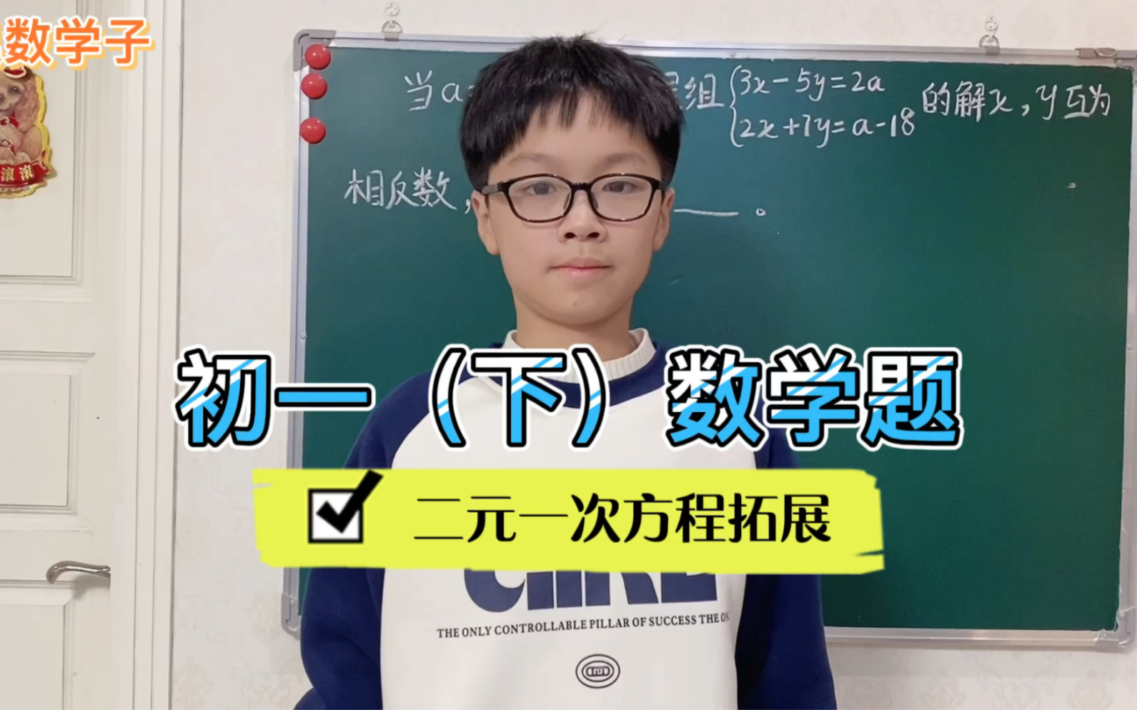 初一数学七下:如何巧解二元一次方程组?技巧加减消元法,拓展培优题