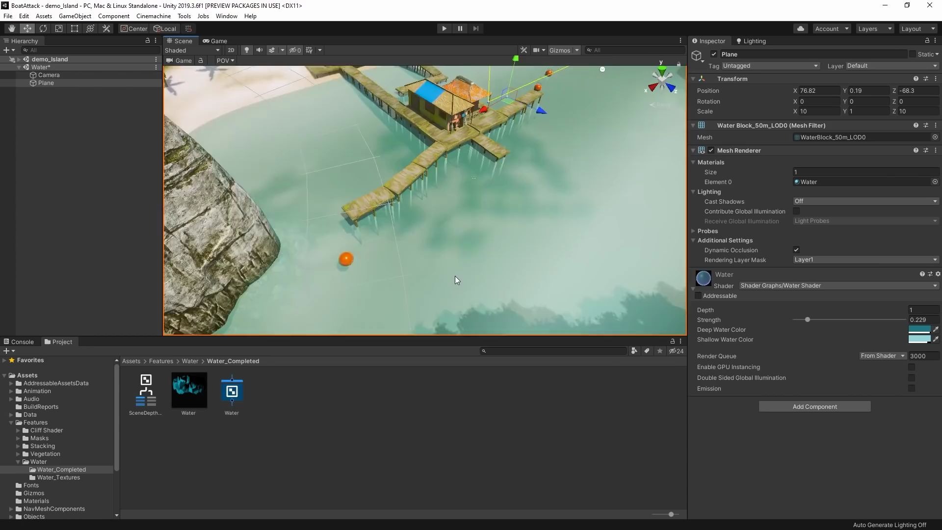 [Unity教程]-Shader Graph使用Unity URP制作水体着色器