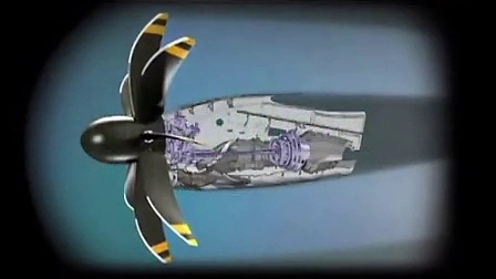 涡轮螺旋桨工作原理-军用运输机引擎TURBOPROPULSEUR TP400_...