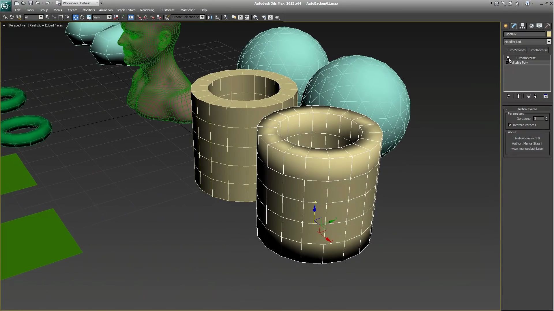 TurboReverse网格精度细分3dsmax插件V1.0版 RRCG