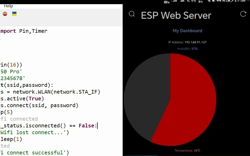 用ESP12F做一个简易温湿度仪表盘(现学现卖版)