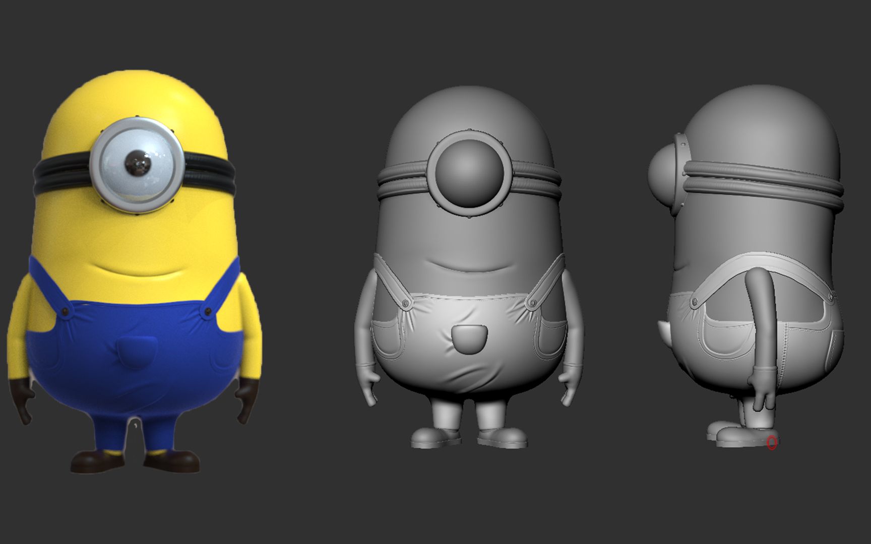 zbrush教你怎么做一个小黄人 全程细心讲解,小白必看!