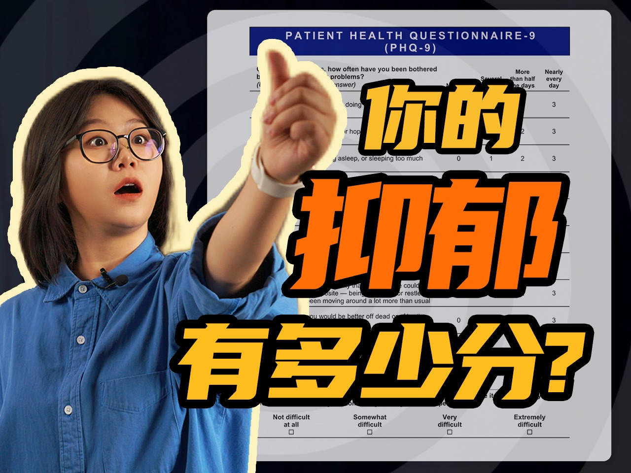 【心理自测】深度解读心理医生最爱用的抑郁测试-PHQ-9