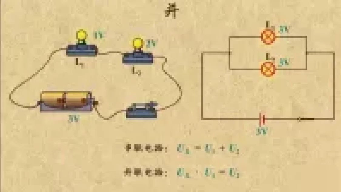 初中物理:探究串并联电路的电压的特点
