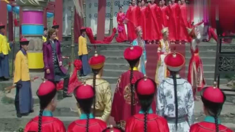 《还珠格格》小燕子紫薇当伴娘,狠狠折磨尔泰才娶到塞娅公主!