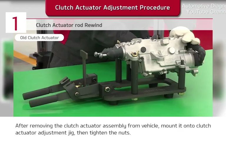 如何调整7速DCT离合器执行器-现代和KIA双离合器变速器