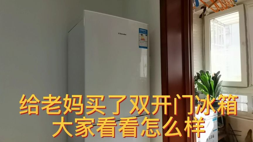 给老妈买了双开门大冰箱,友友们看看怎么样