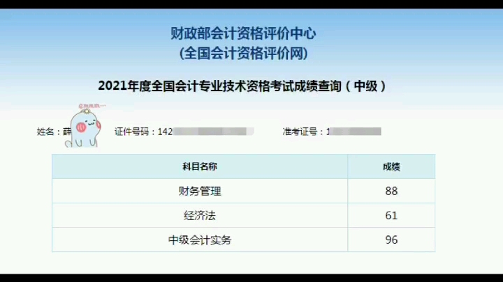 两年时间,从会计小白,到2020年高分拿下初级,2021年考下中级,CPA...