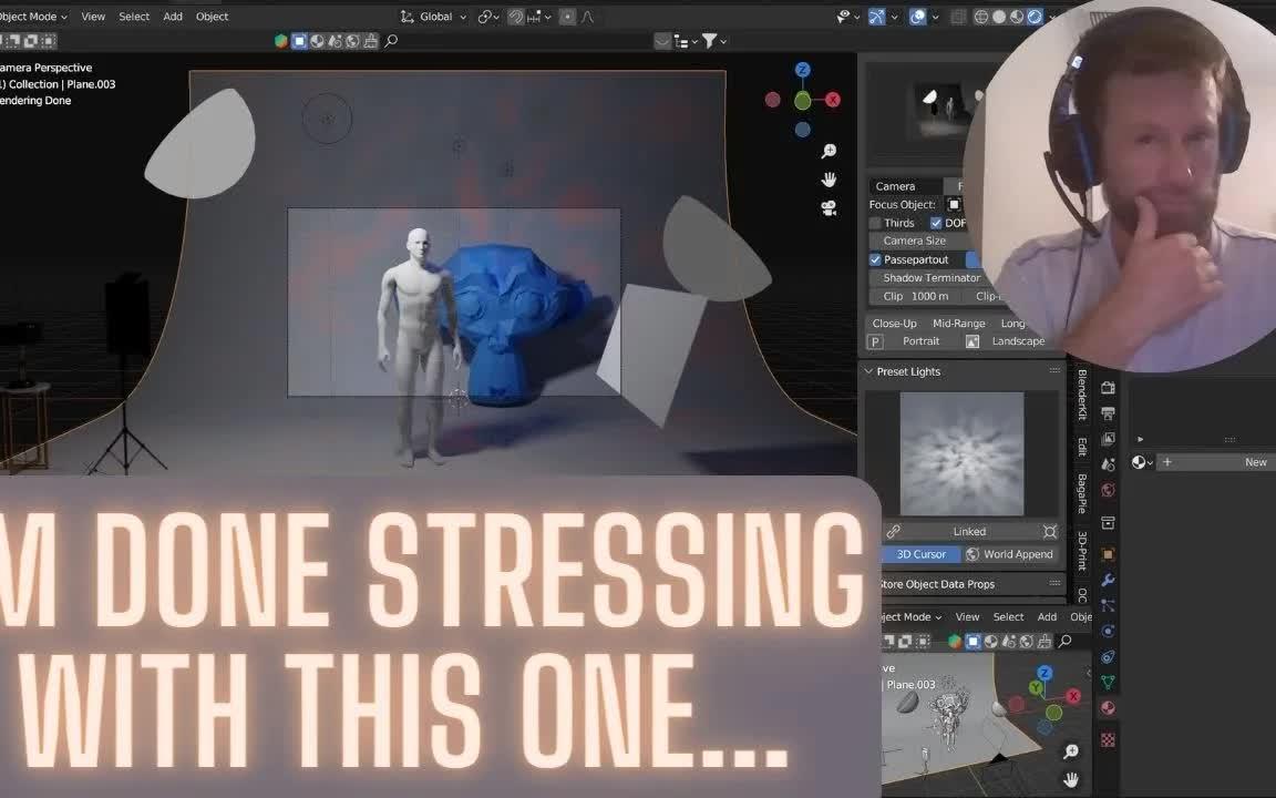 iBlender中文版插件 Camera, Lighting And Scene Presets With A ...